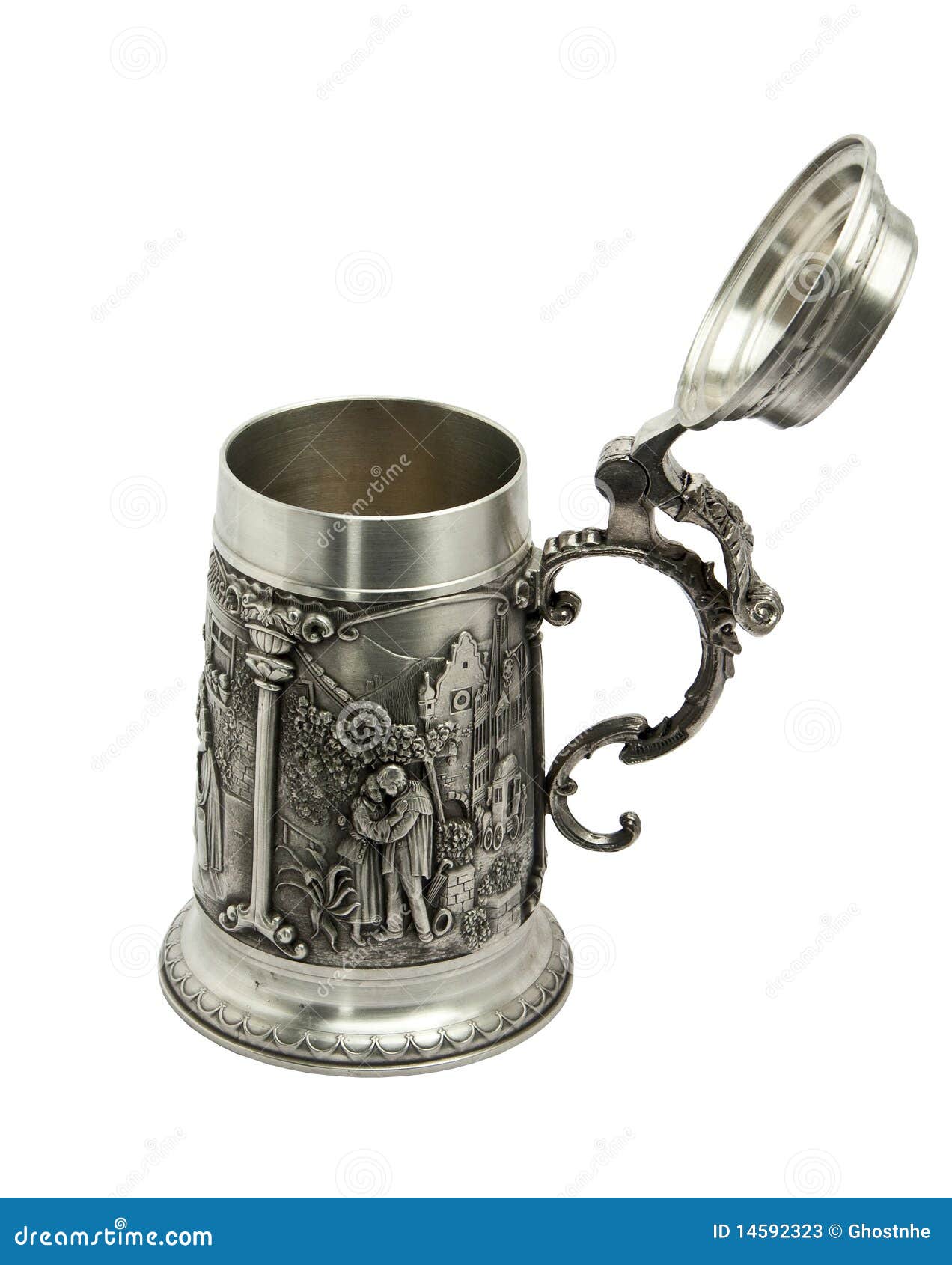 Chope image stock. Image du métal, pastorale, trois, volumétrique ...