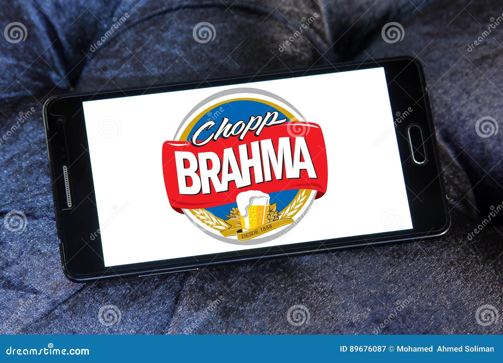 Chopp Brahma beer logo editorial photography. Image of beer - 89676087