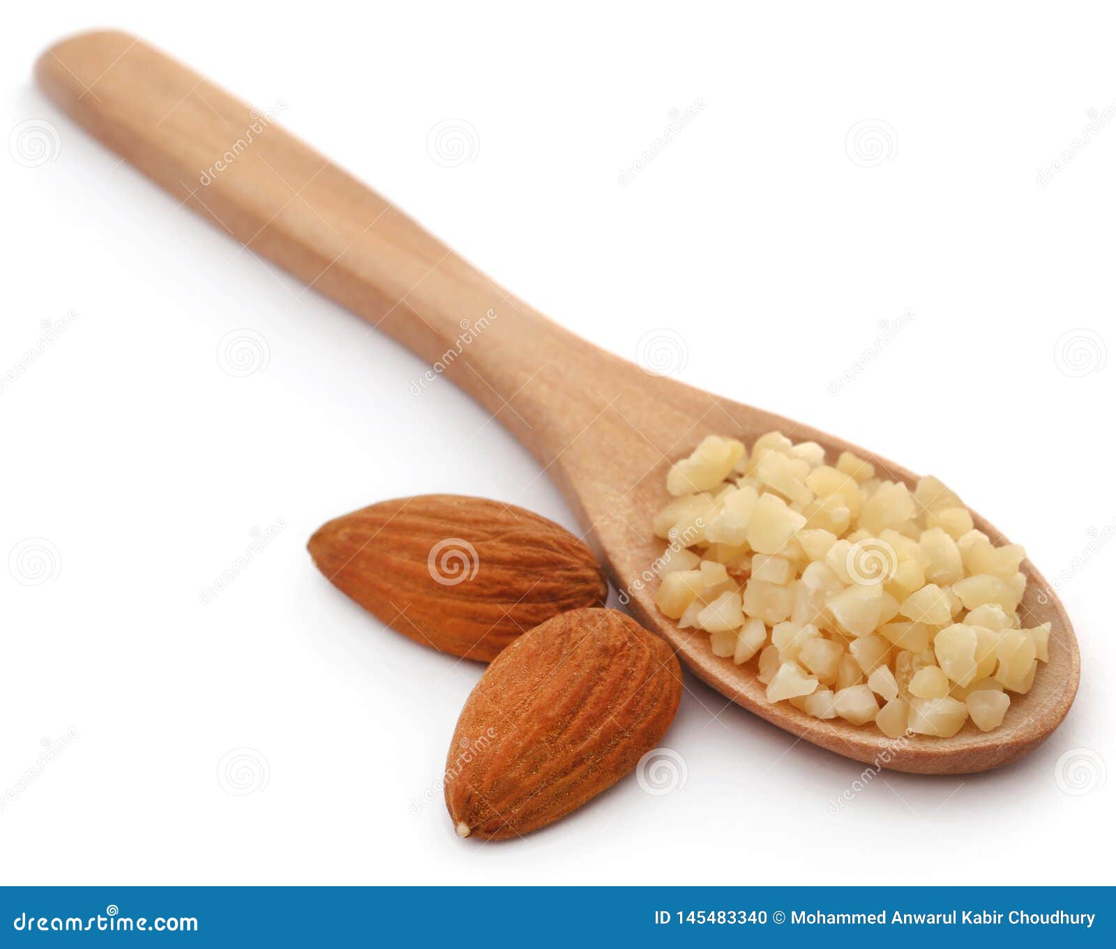 Chopped Almonds with Whole Ones Stock Photo - Image of snack, heap ...