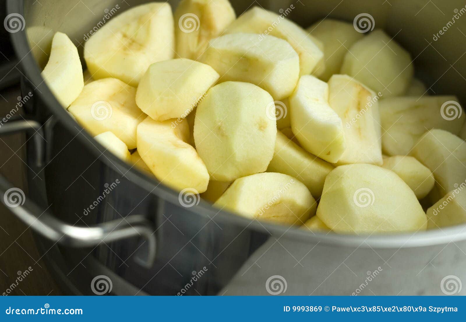 Chopped apples stock image. Image of cook, color, apples - 9993869