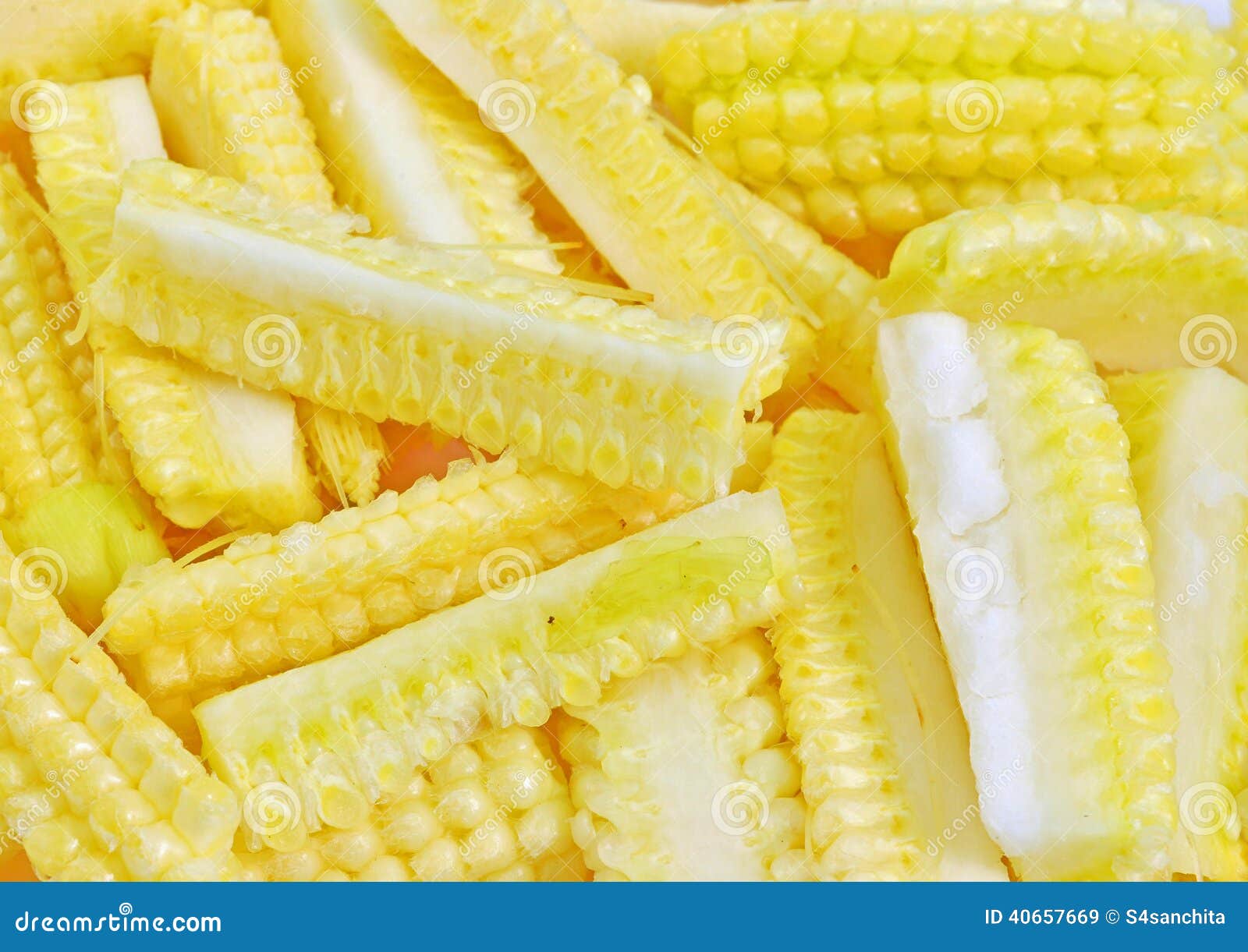 Chopped baby corn stock image. Image of nutrition, health - 40657669