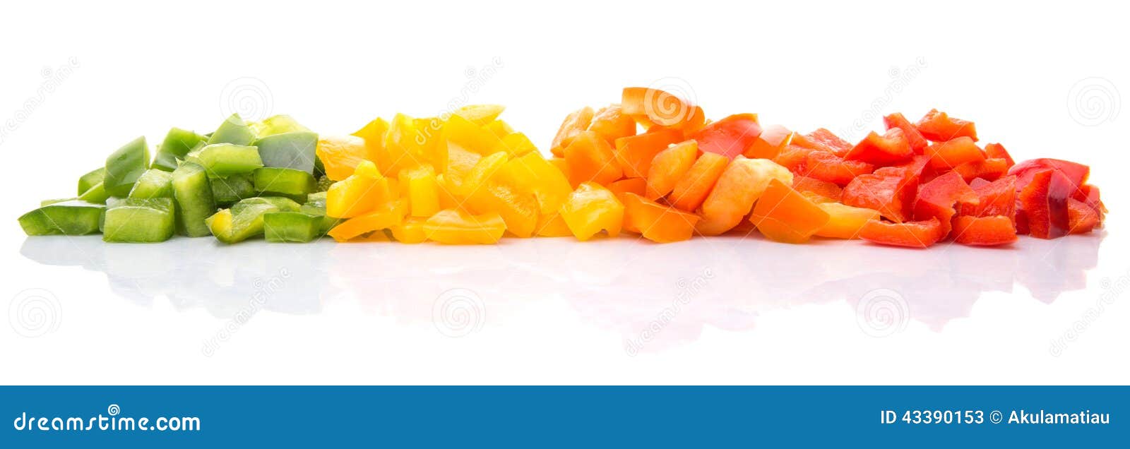 Chopped Capsicum II stock image. Image of nutritious - 43390153