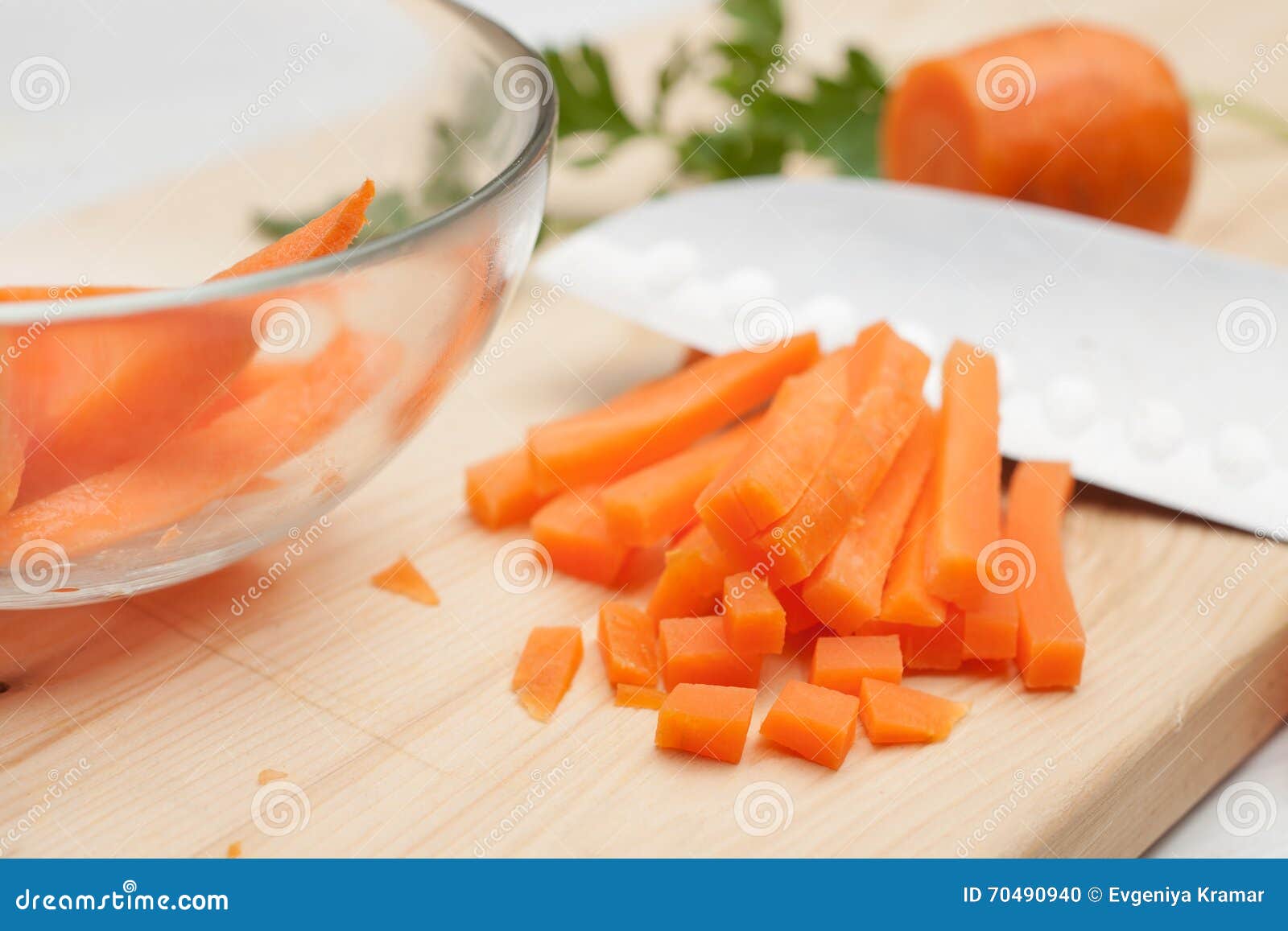 Chopped carrot stock photo. Image of blade, nature, diet - 70490940