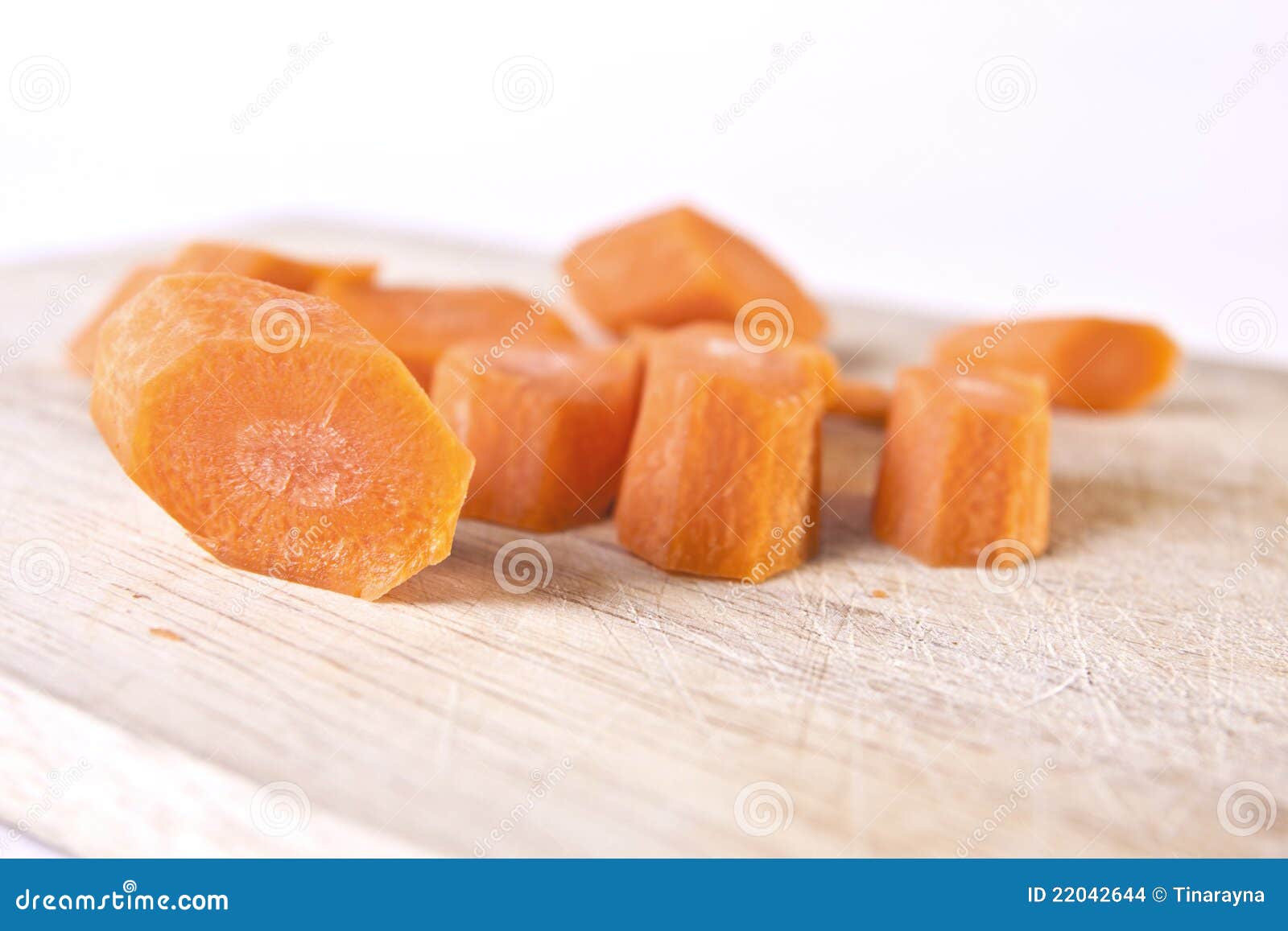 Chopped Carrot Chunks stock photo. Image of chopped, food - 22042644