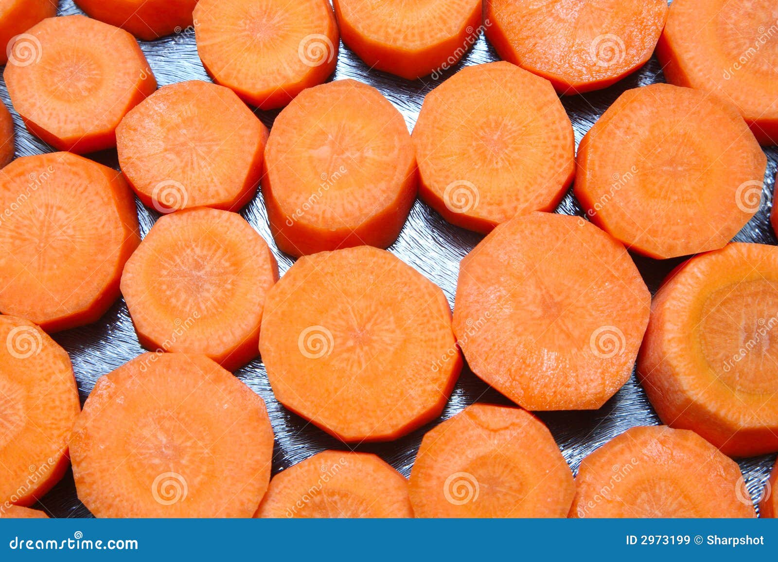 Chopped carrot slices. stock image. Image of healthy, carrot - 2973199