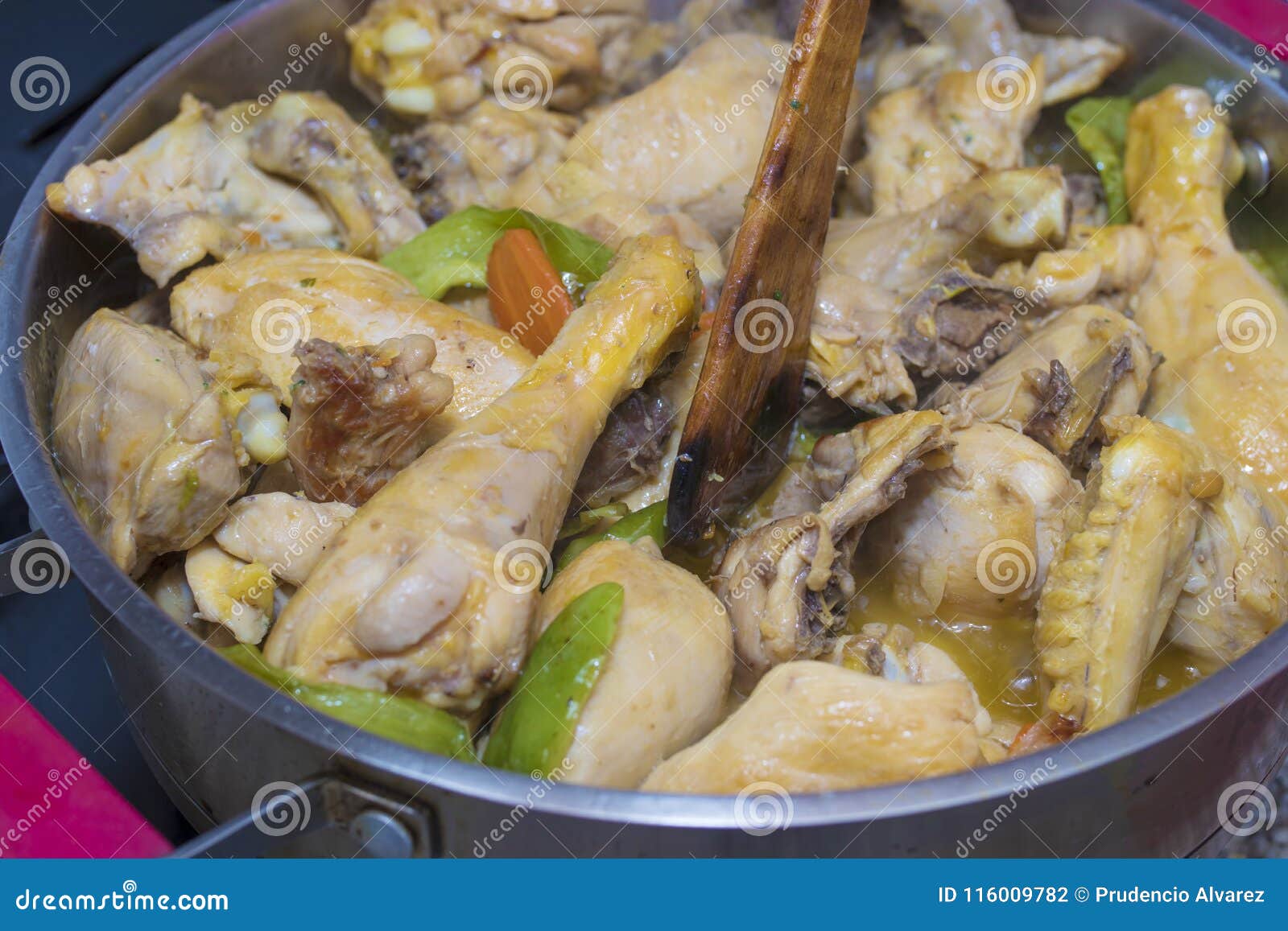 Chicken Cooking in the Kitchen Stock Photo - Image of poultry ...
