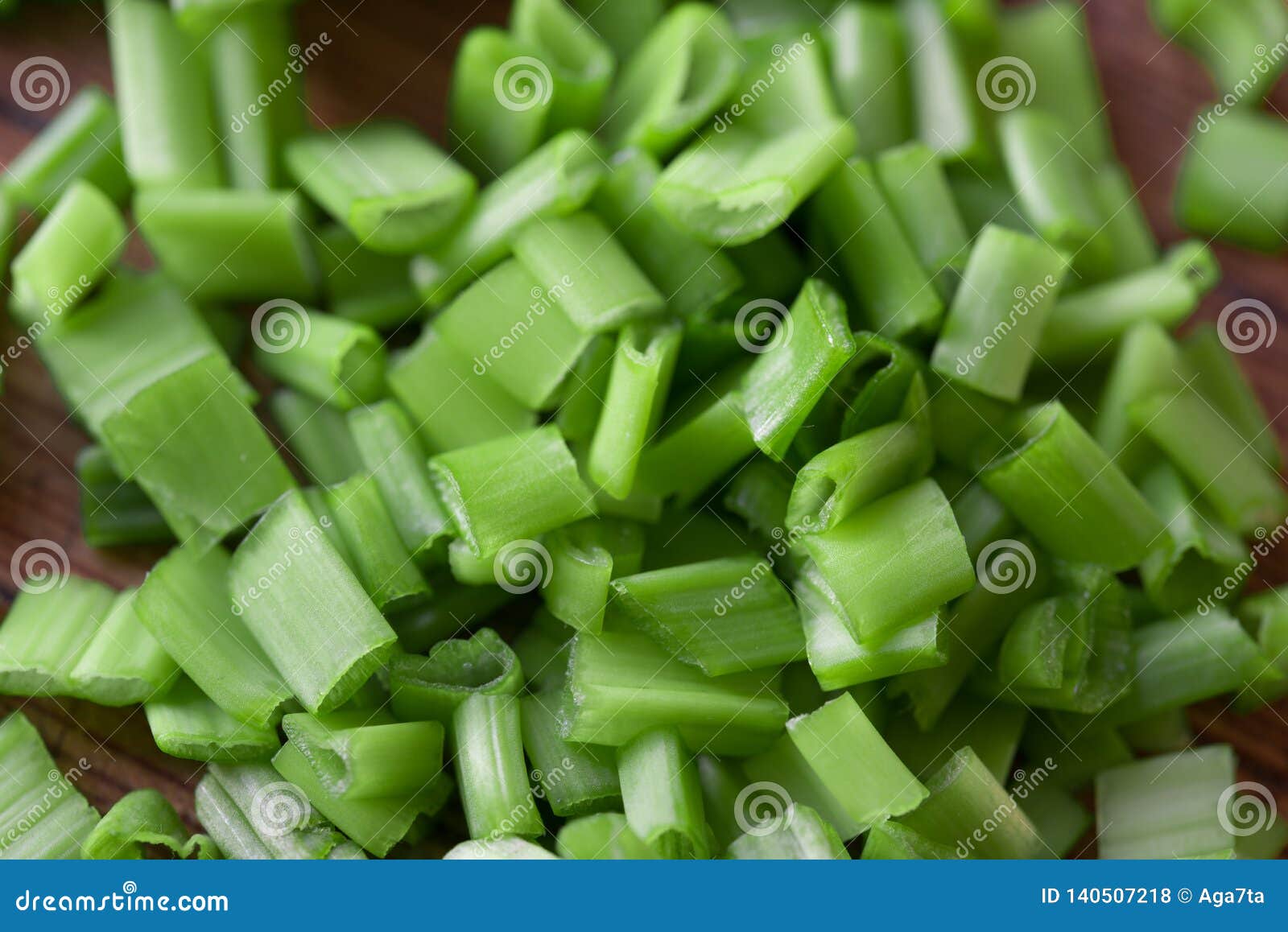 Chopped chives macro stock photo. Image of bunch, kitchen - 140507218