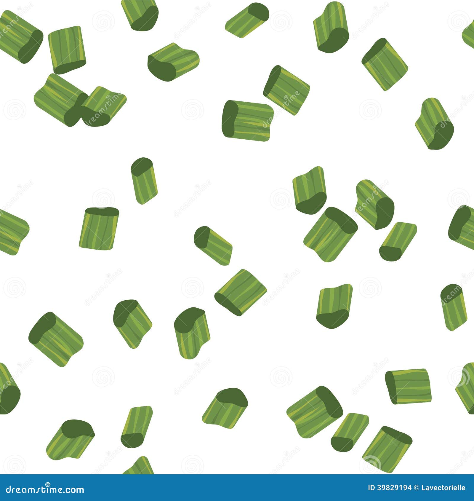 Chopped Chives Seamless Pattern Stock Vector - Illustration of ...