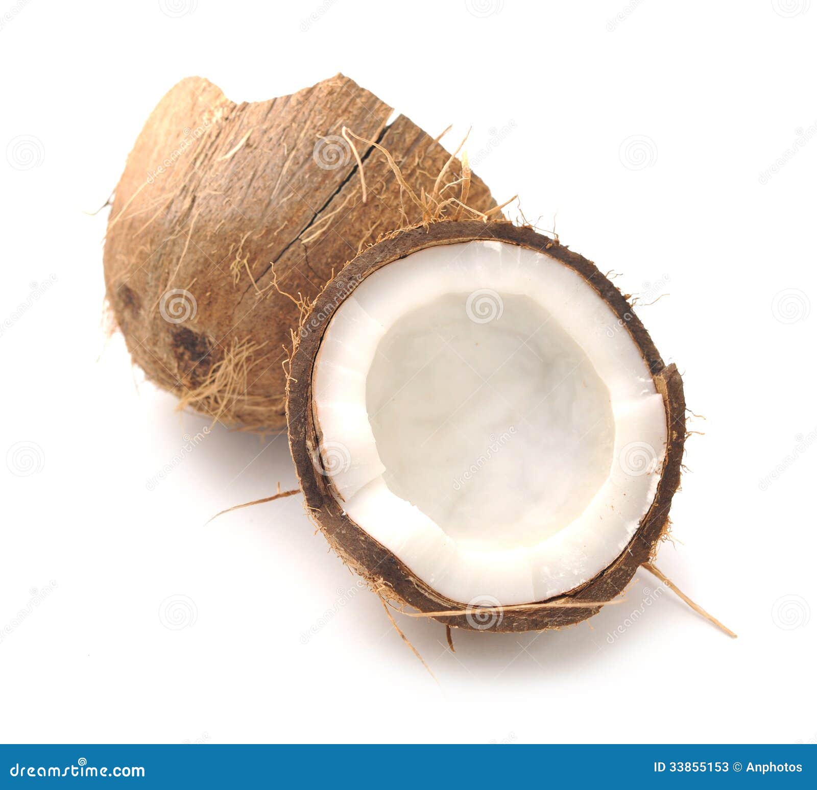 Chopped coconut stock image. Image of chopped, natural - 33855153