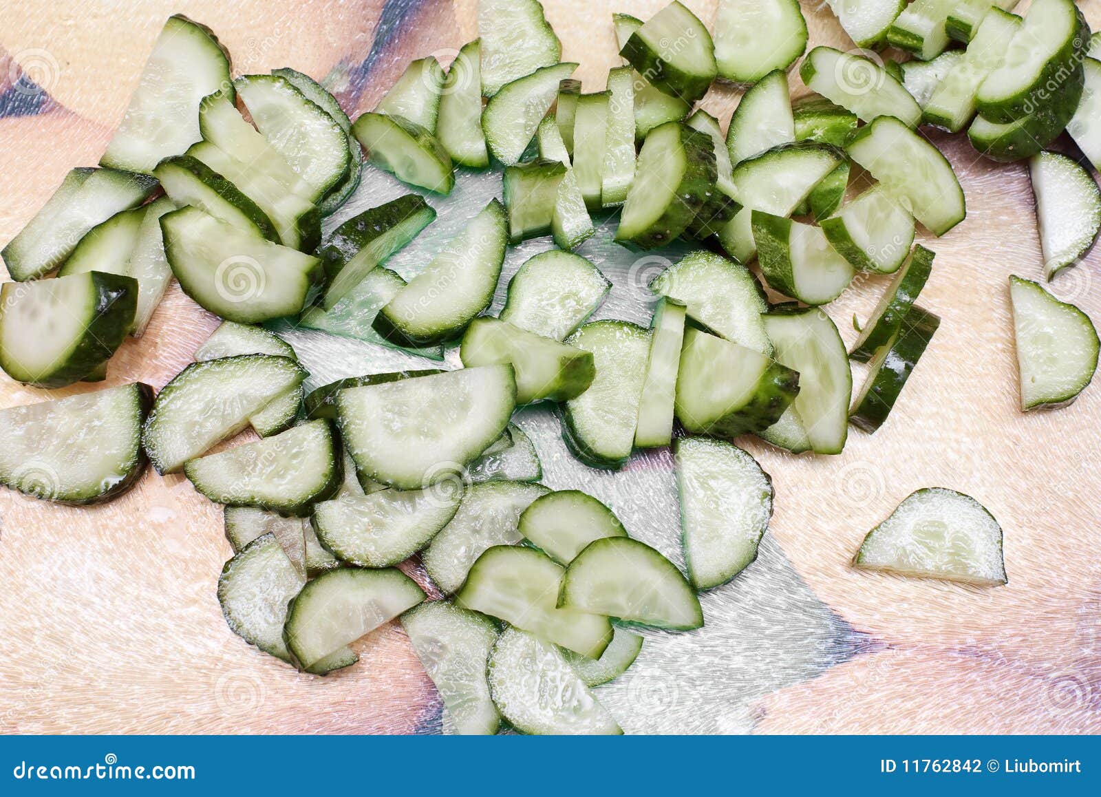 Chopped cucumber stock photo. Image of sliced, vegetable - 11762842