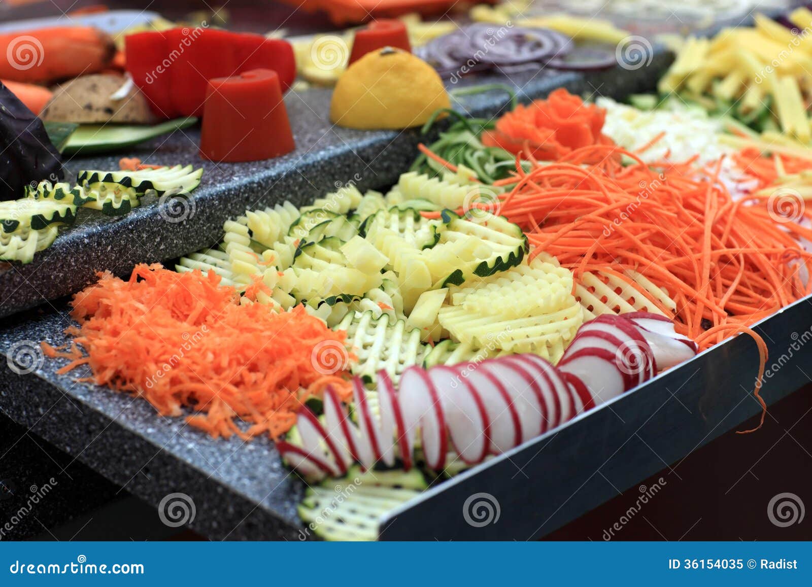 Chopped Different Vegetables Stock Image - Image of carrot, groceries ...
