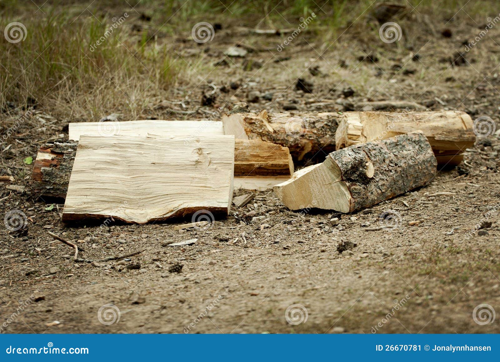 Chopped Firewood stock image. Image of dirt, wood, outside - 26670781