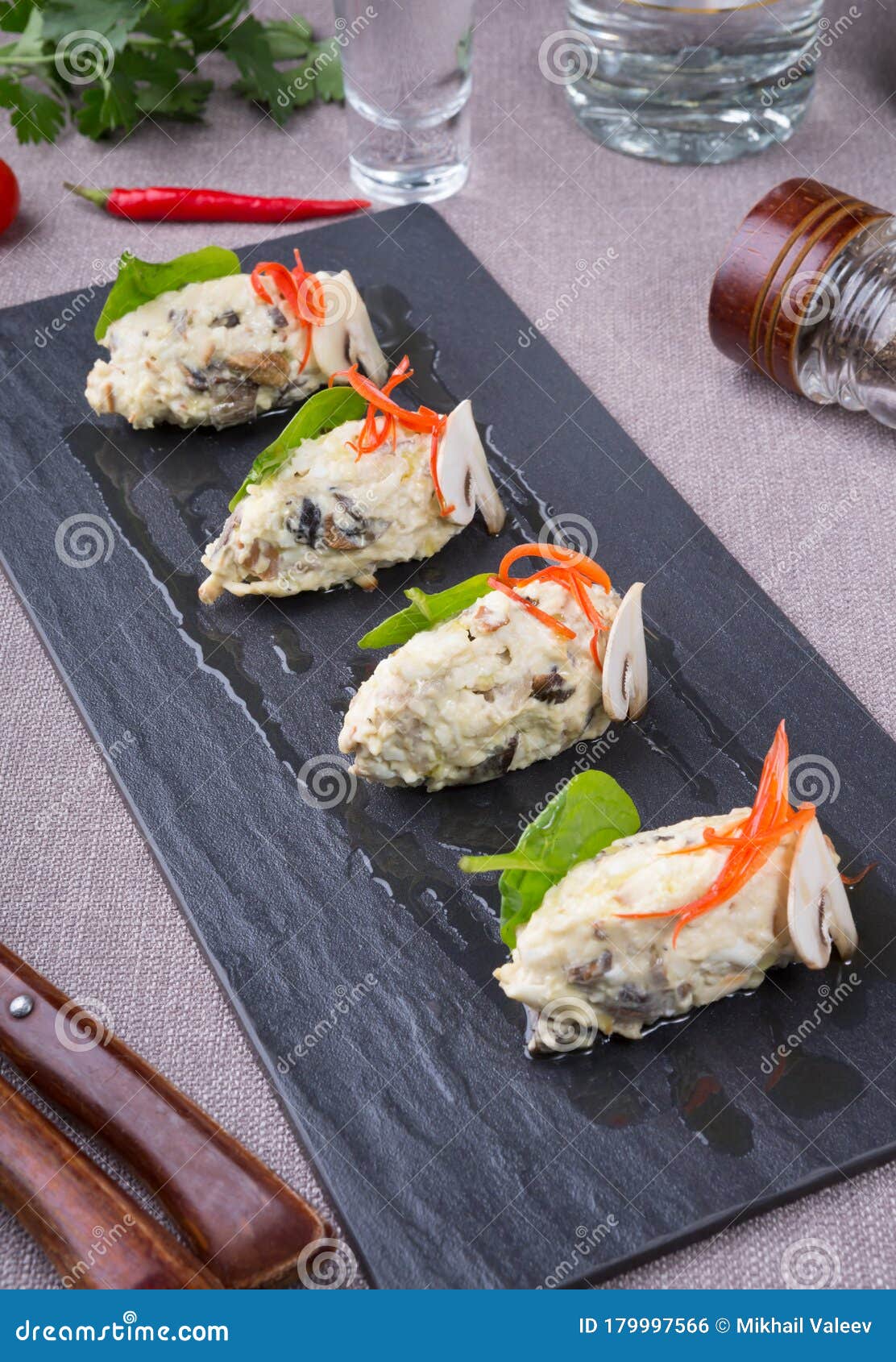 Chopped Fish Cutlets Traditional Snack Stock Photo - Image of meal ...
