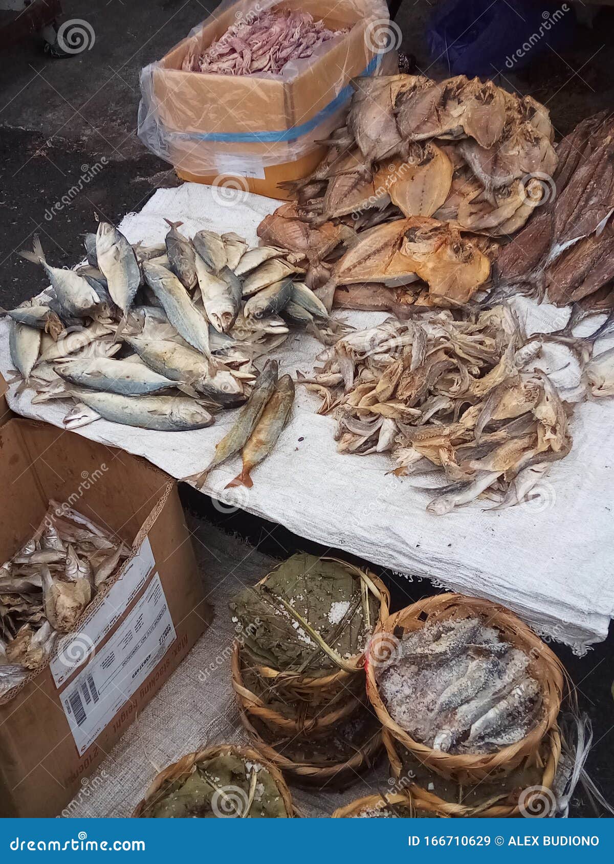 Chopped Fish and Dried for Side Dishes Stock Image - Image of dishes ...