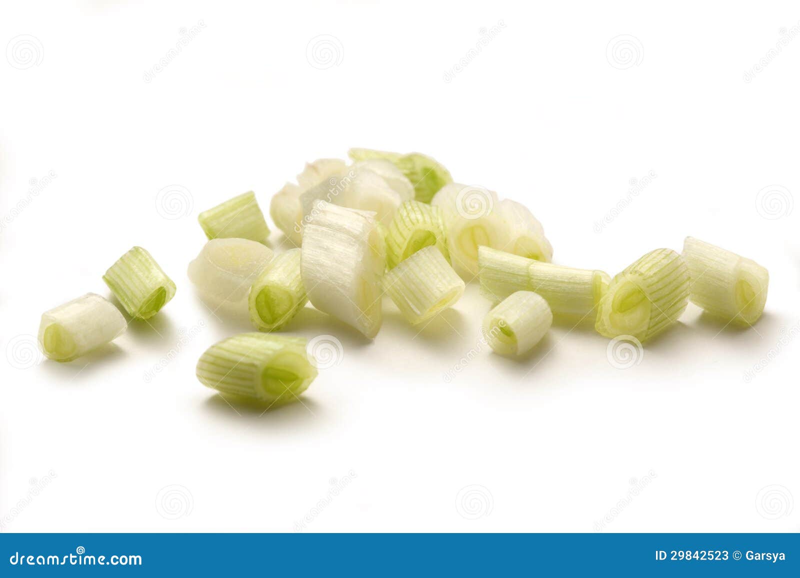 Chopped spring onions stock image. Image of salad, macro - 29842523