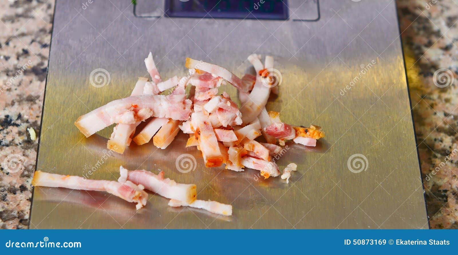 Chopped ham stock image. Image of dish, fresh, cute, tasty - 50873169