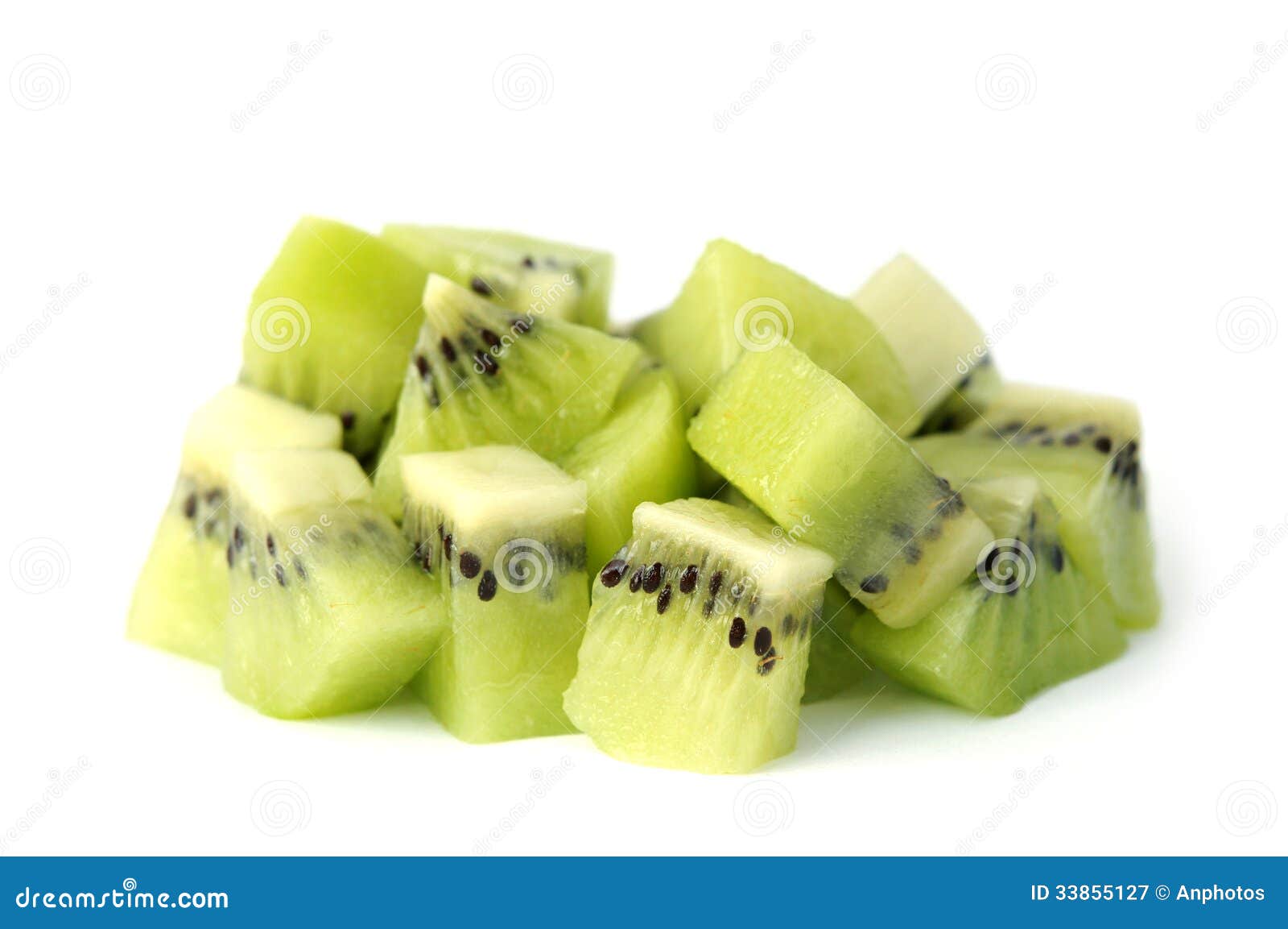 Chopped Kiwi Royalty Free Stock Photography - Image: 33855127