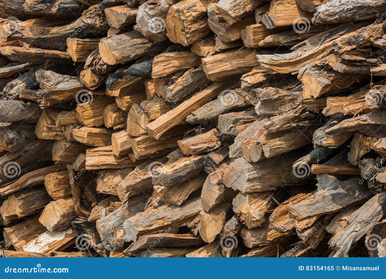 Chopped logs of wood stock image. Image of lumber, pile - 83154165