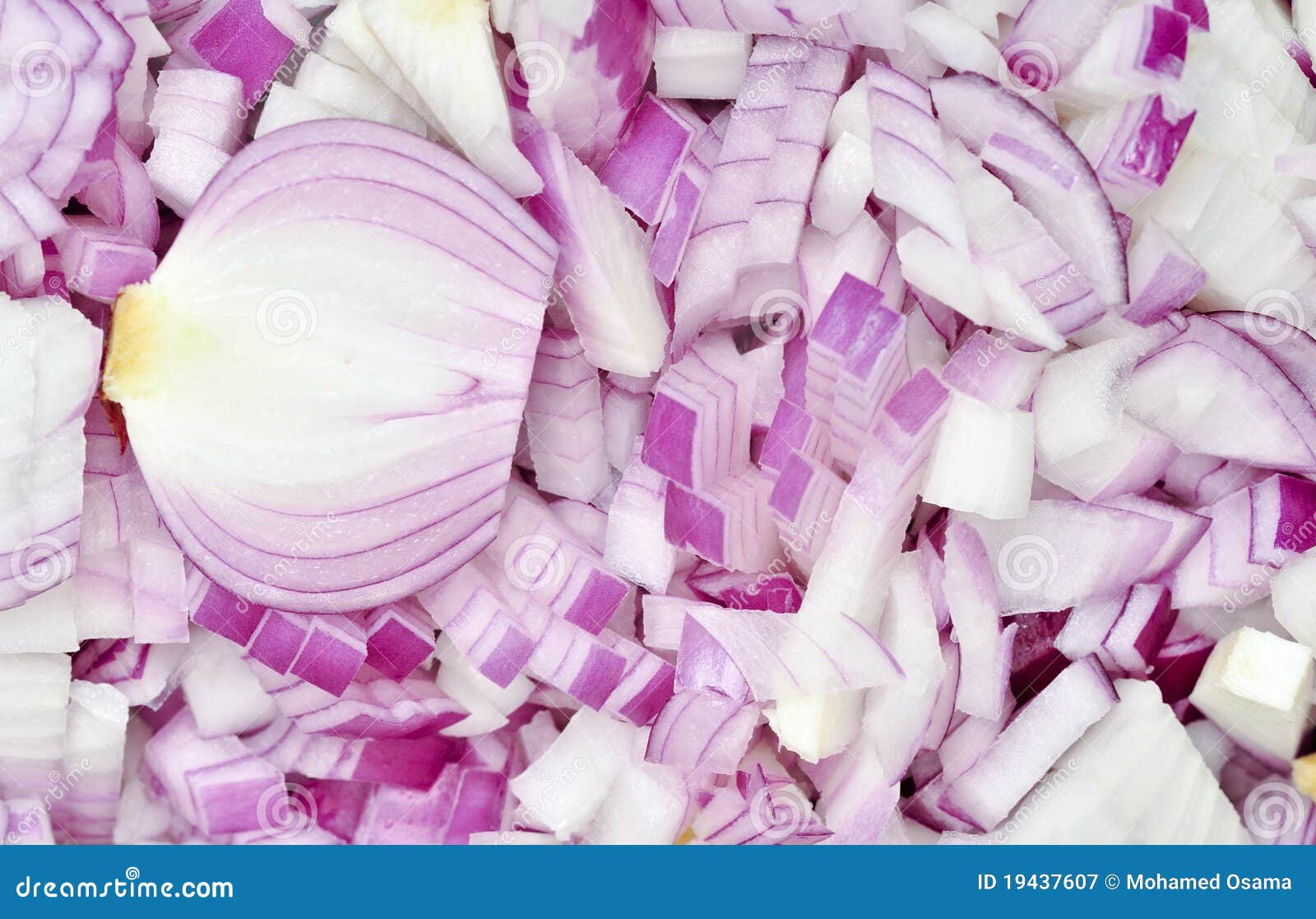 Chopped Onion stock image. Image of cultivated, foodstuff - 19437607