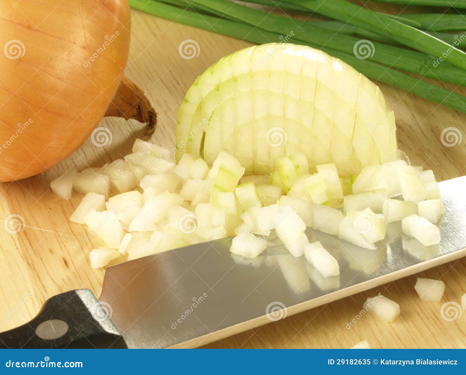 Chopped onion stock image. Image of ingredient, chive - 29182635