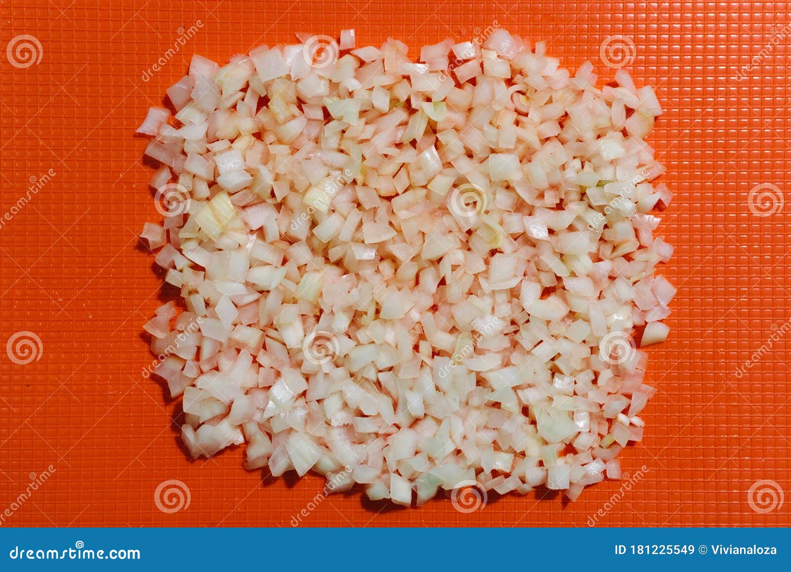 Chopped Onion on Chopped Board Stock Image - Image of macro, lifestyle ...