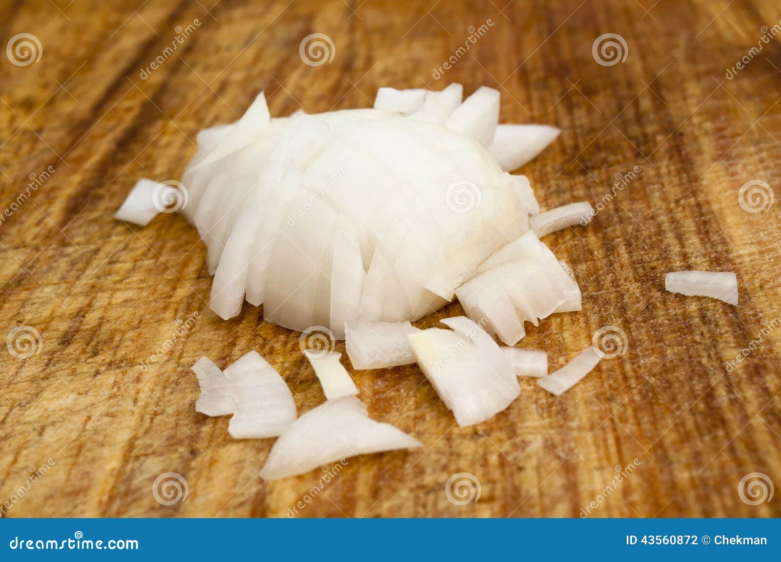 Chopped onion stock photo. Image of cubes, chef, diet - 43560872