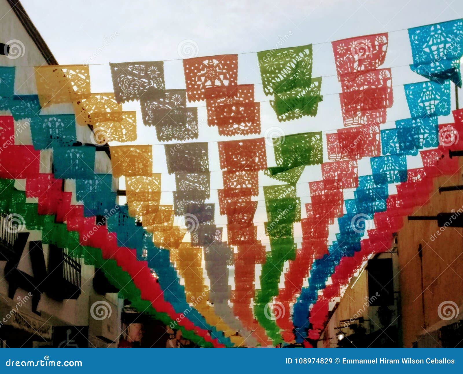 Color papers stock image. Image of color, chopped, mexican - 108974829