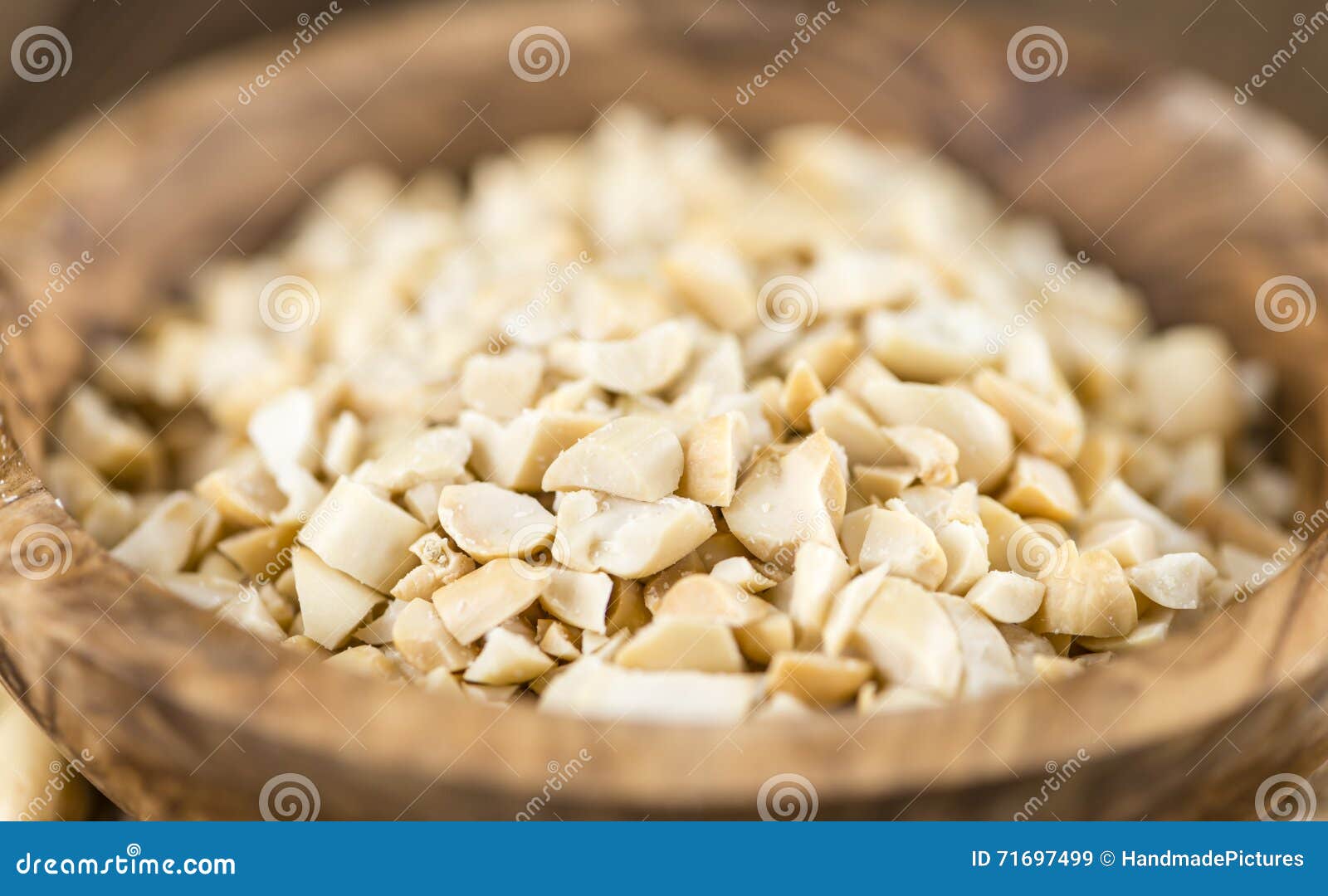 Chopped Peanuts (close-up Shot; Selective Focus) Stock Image - Image of ...