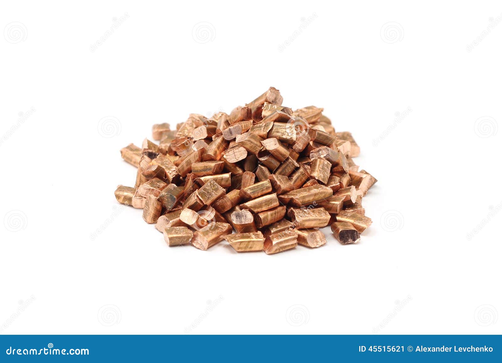 Chopped Pieces of Copper Wire Stock Image - Image of recycle, pieces ...