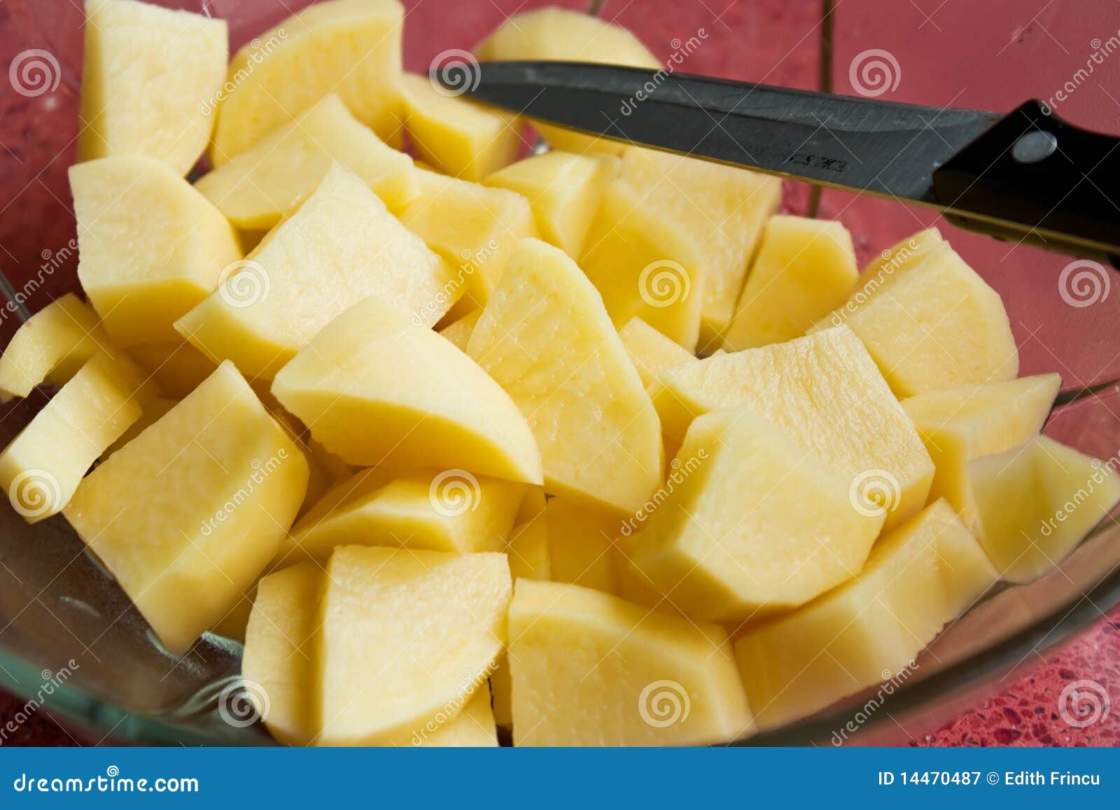 Chopped potatoes stock image. Image of table, meal, food - 14470487
