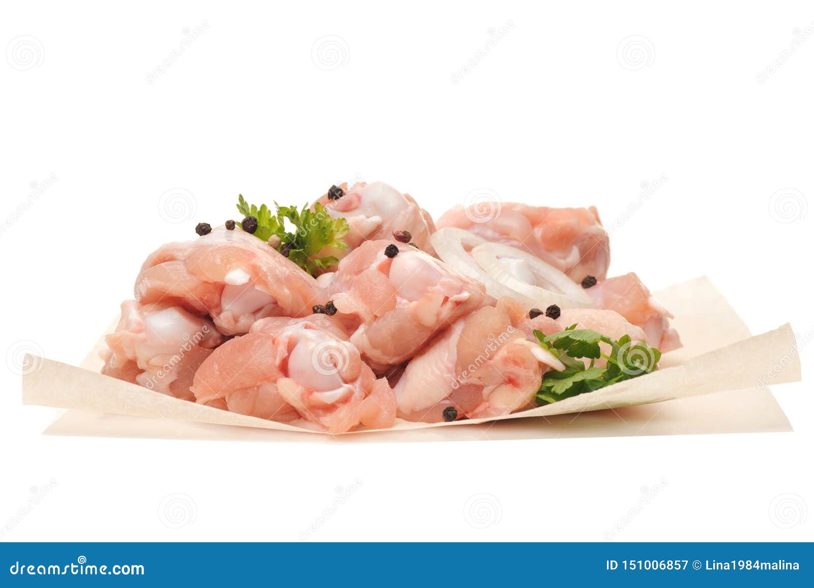 Chopped raw chicken stock image. Image of chopped, fresh - 151006857