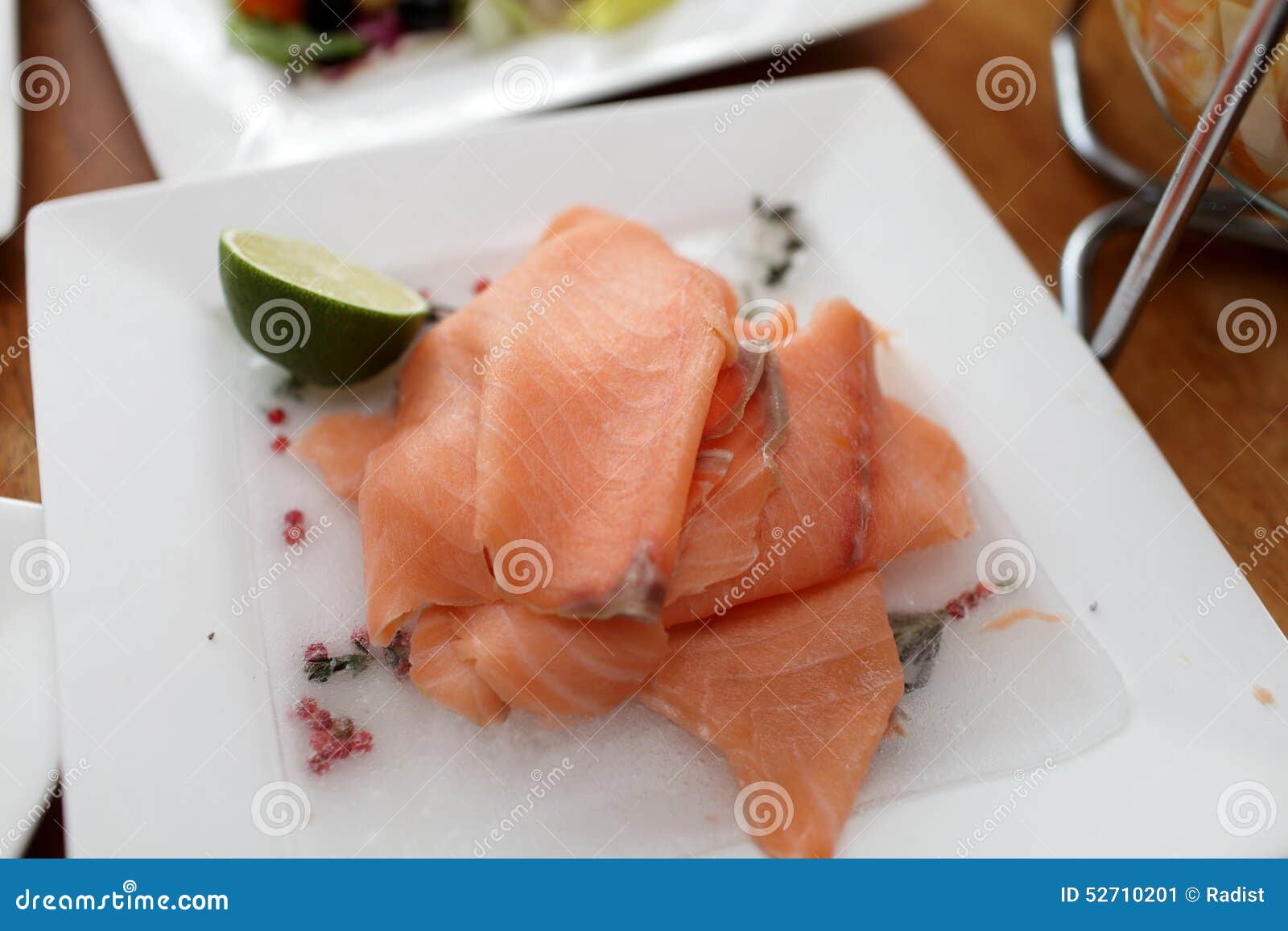 Chopped raw fish stock image. Image of kitchen, decoration - 52710201