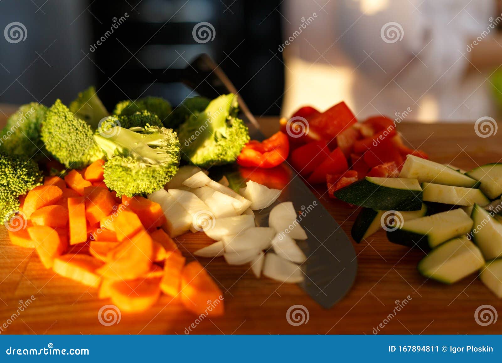 Chopped raw vegetables stock image. Image of background - 167894811