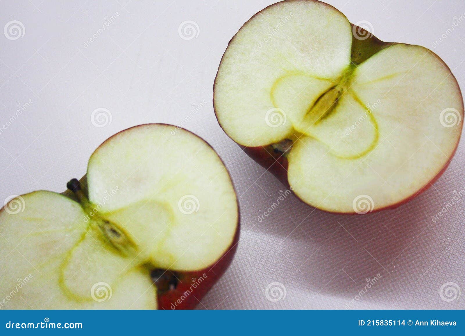 Apple stock photo. Image of fresh, food, apple, chopped - 215835114