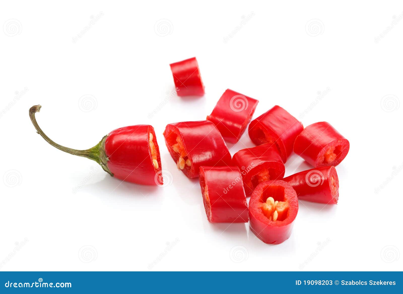 Chopped red chilli stock image. Image of fire, chop, vegetable - 19098203