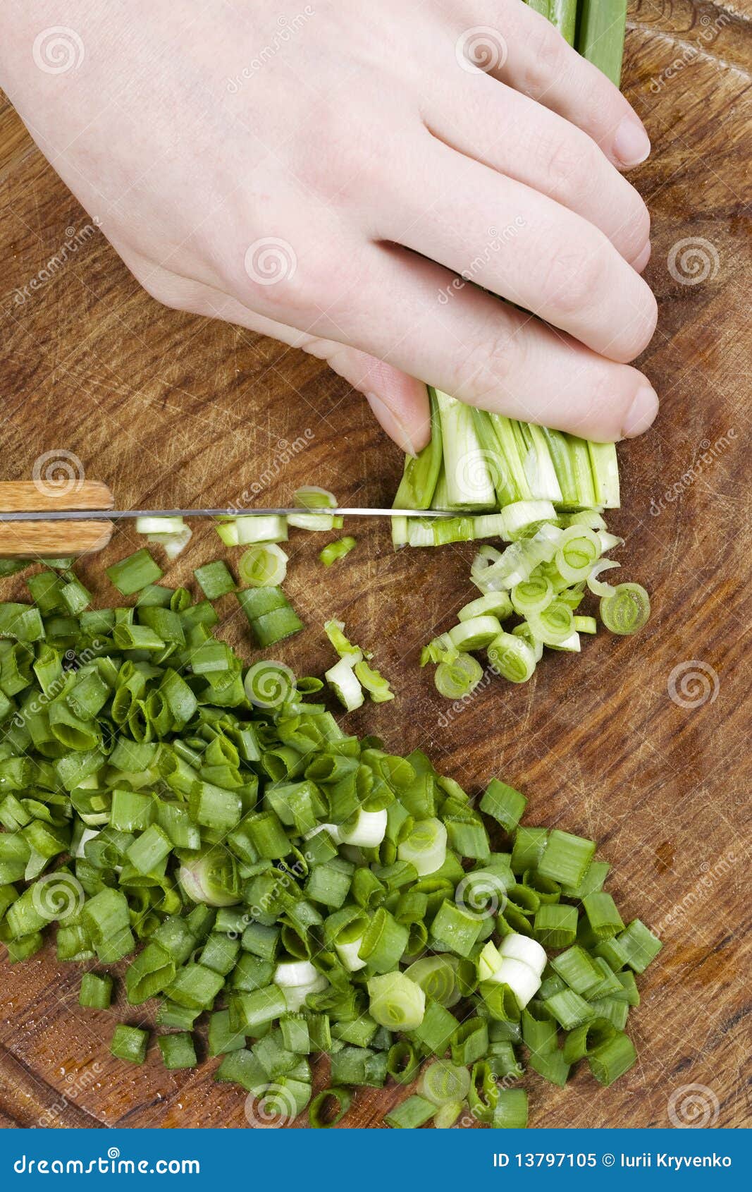 Chopped scallions stock image. Image of ingredients, group - 13797105
