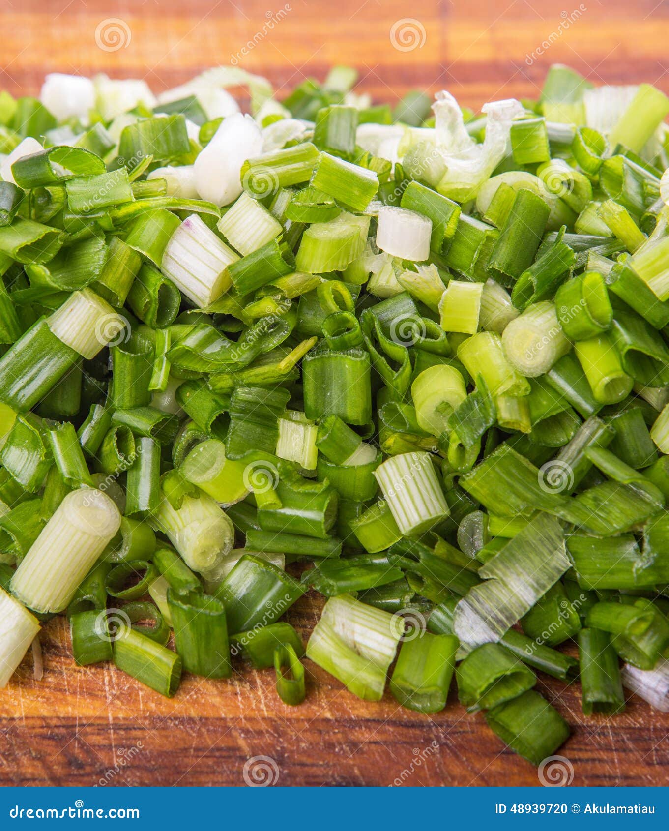 Chopped Scallions In White Bowl VI Stock Photo | CartoonDealer.com ...