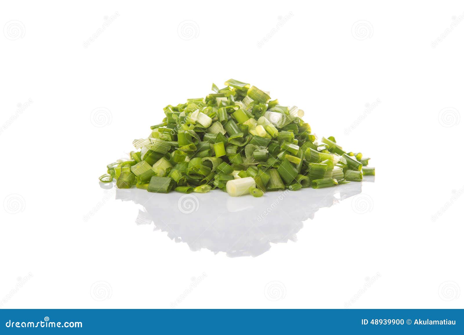 Chopped Scallions stock photo. Image of cutting, healthy - 48939900