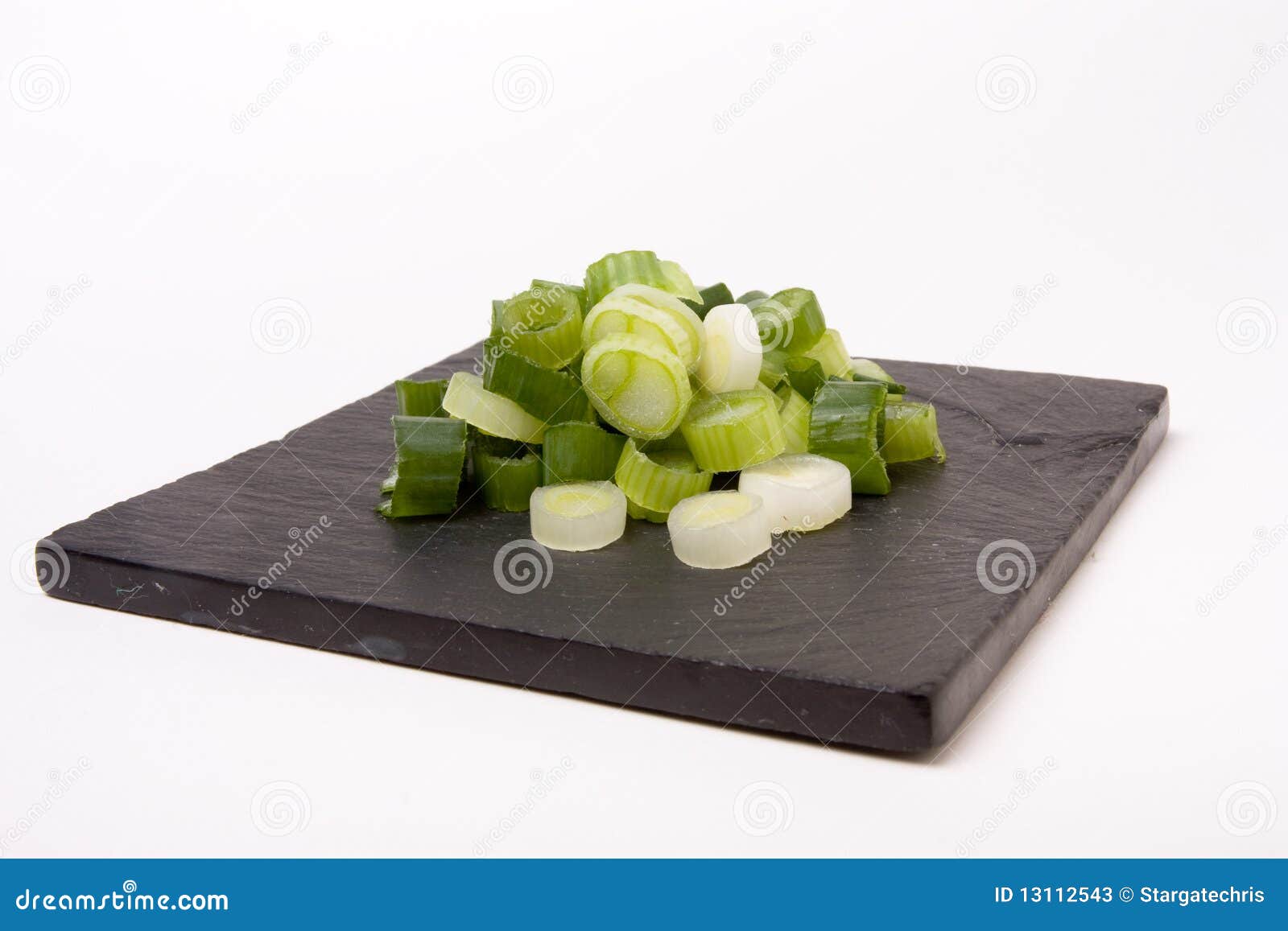 Chopped Spring Onions stock image. Image of chop, scallions - 13112543
