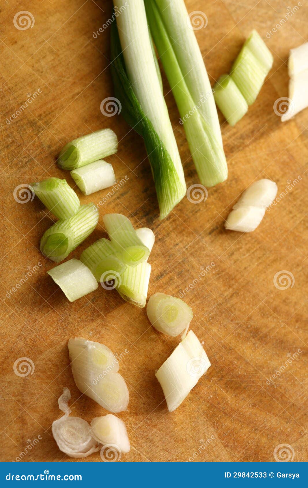 Chopped spring onions stock image. Image of plant, ripe - 29842533