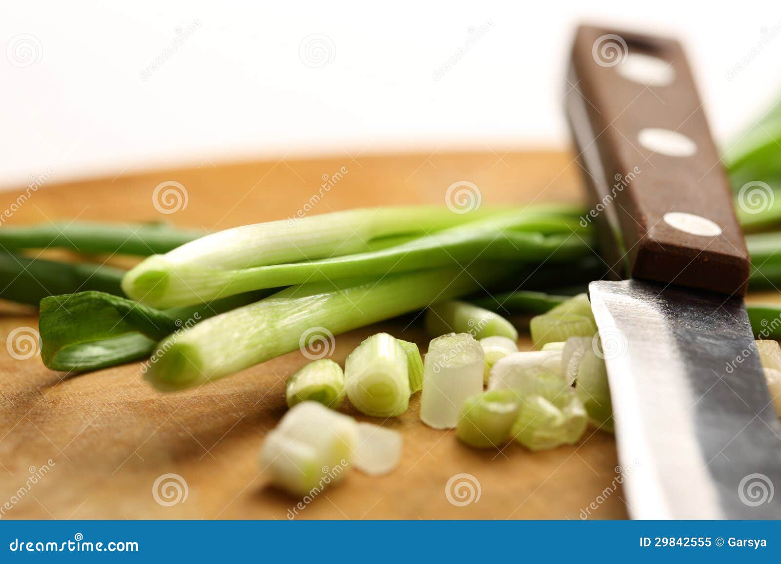 Chopped spring onions stock image. Image of root, green - 29842555
