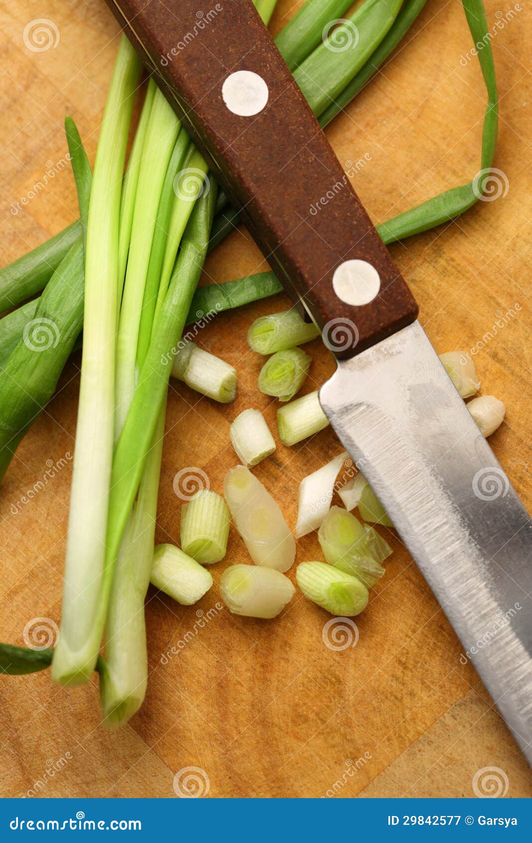 Chopped spring onions stock image. Image of freshness - 29842577