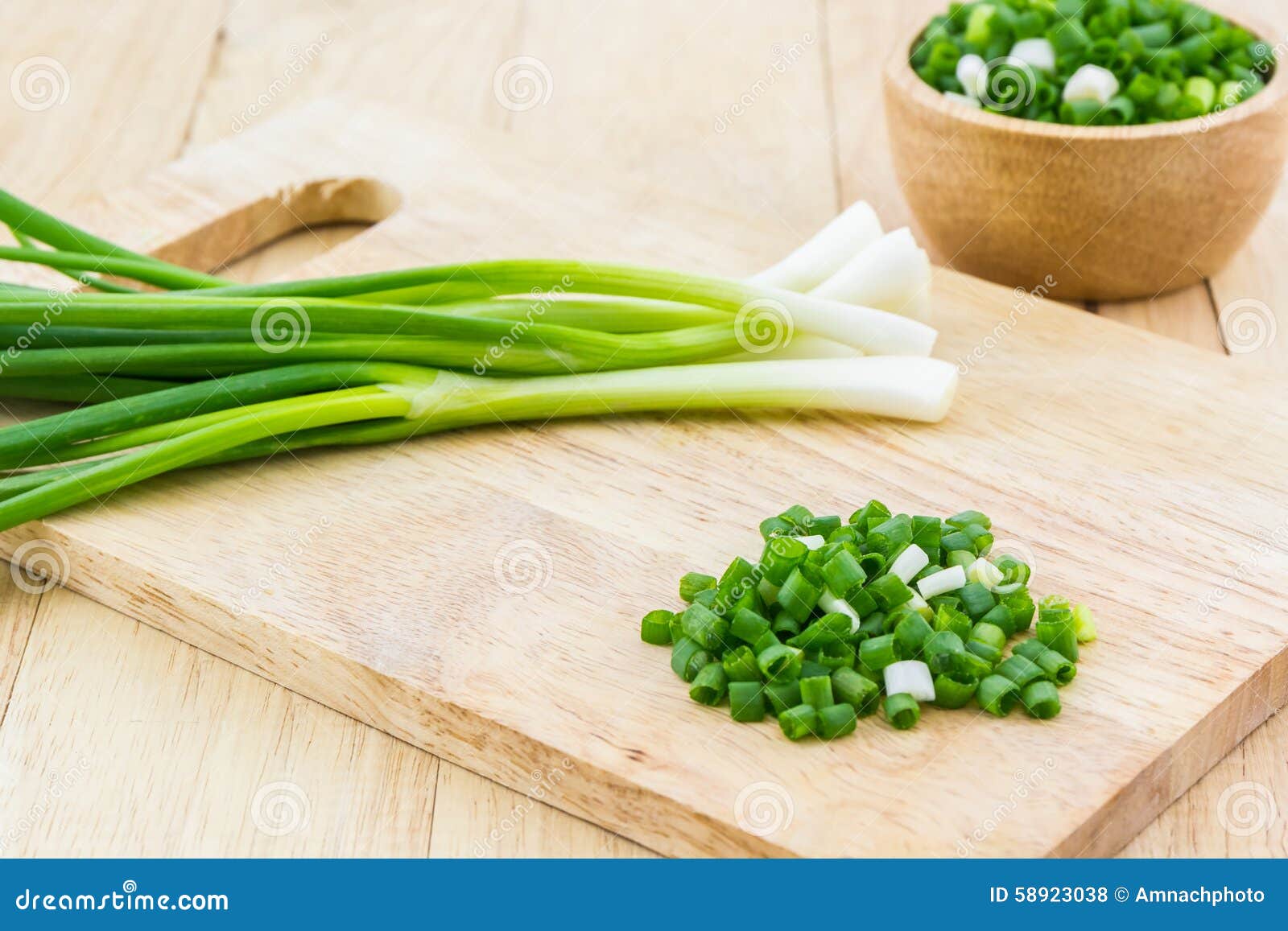 Chopped spring onions. stock photo. Image of plant, group - 58923038