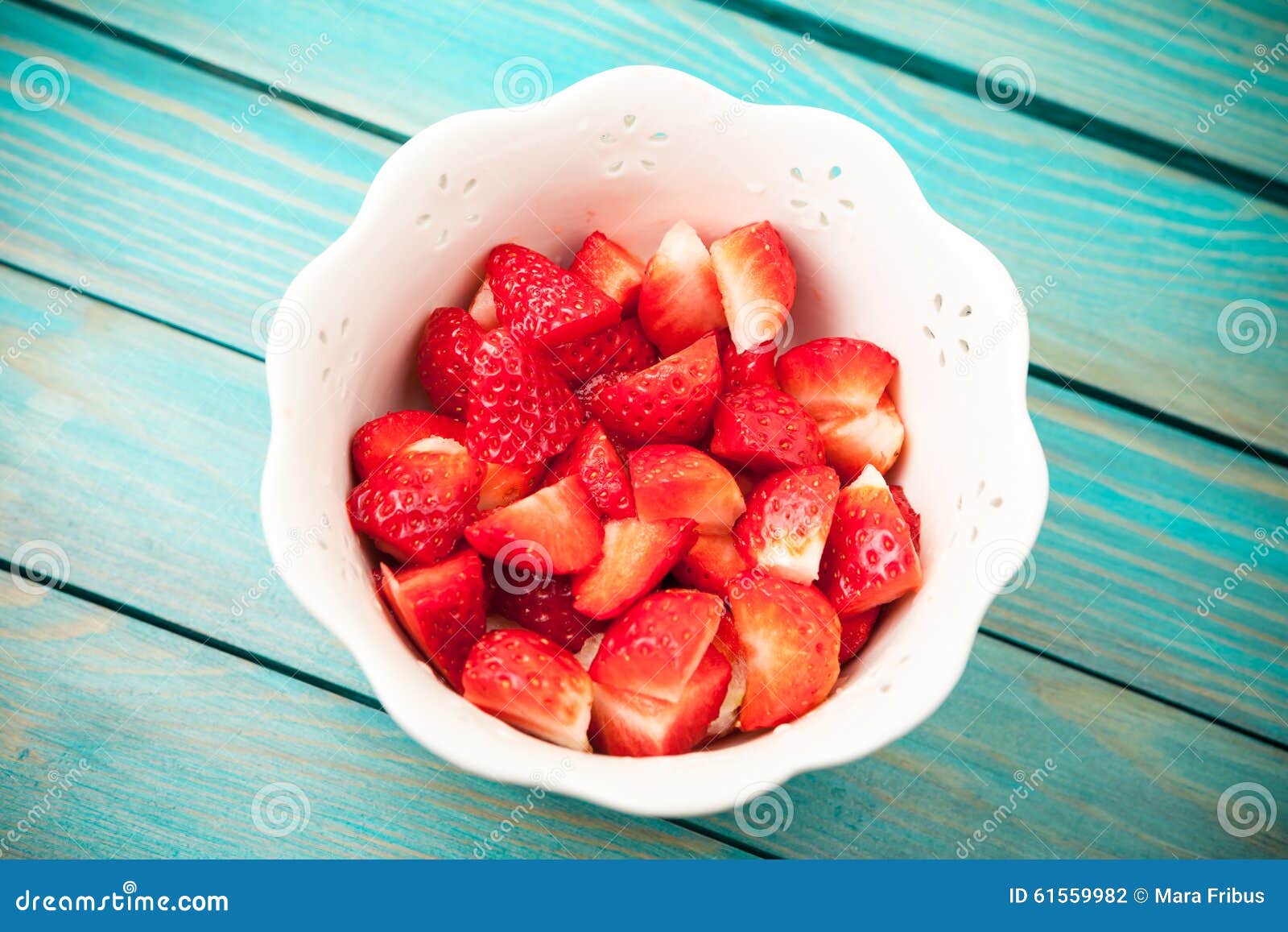 Chopped strawberries stock photo. Image of organic, berry - 61559982