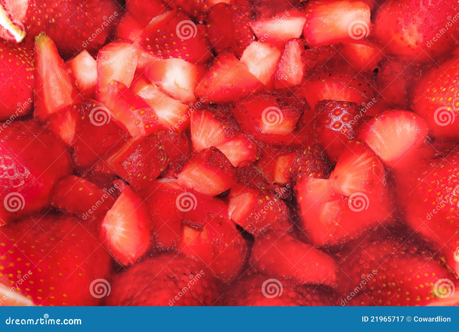 Chopped strawberry stock image. Image of decoration, refreshment - 21965717