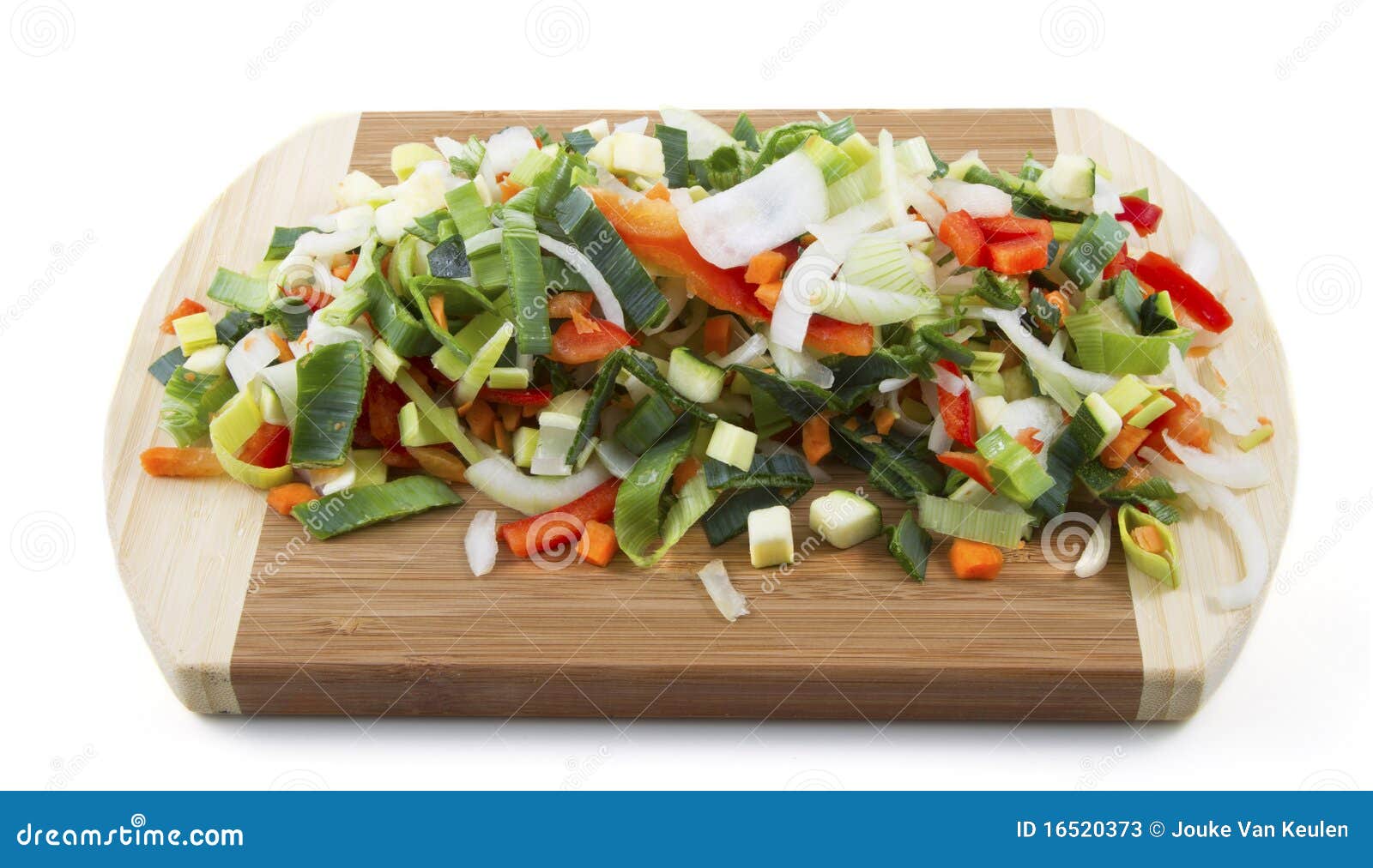 Chopped vegetables stock image. Image of isolated, organic - 16520373