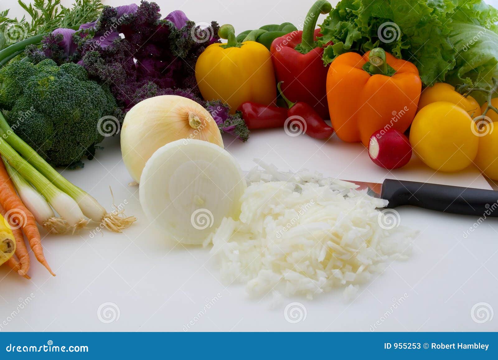 Chopped Vegetables In Background Stock Photography | CartoonDealer.com ...