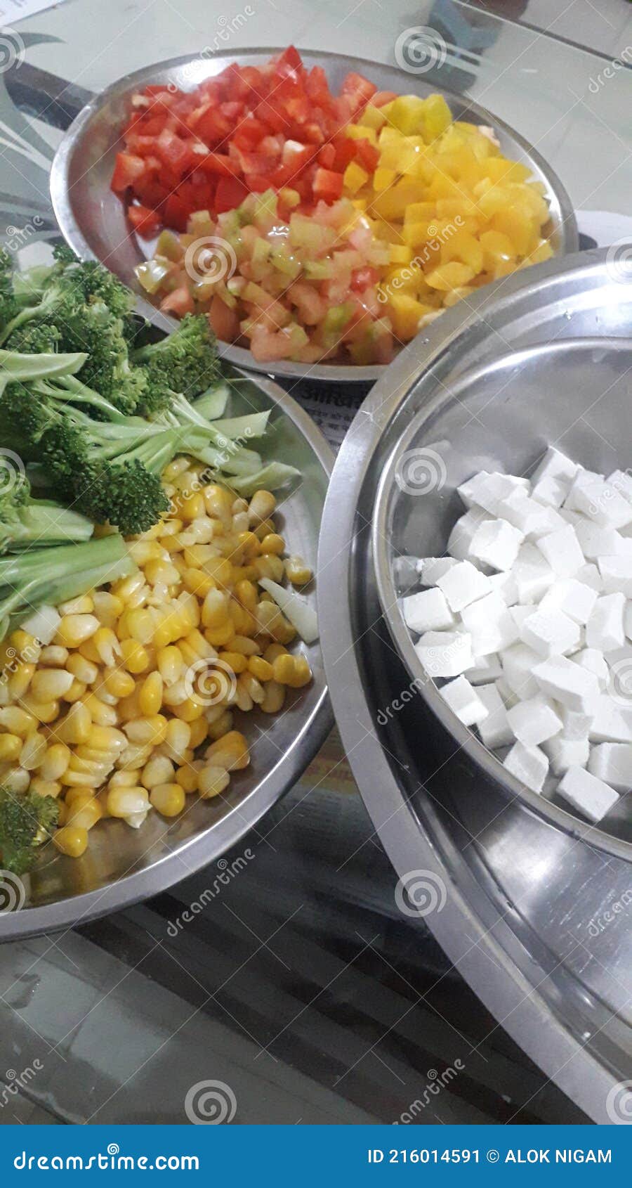 Chopped Vegetables Having Special Textures Stock Image - Image of ...