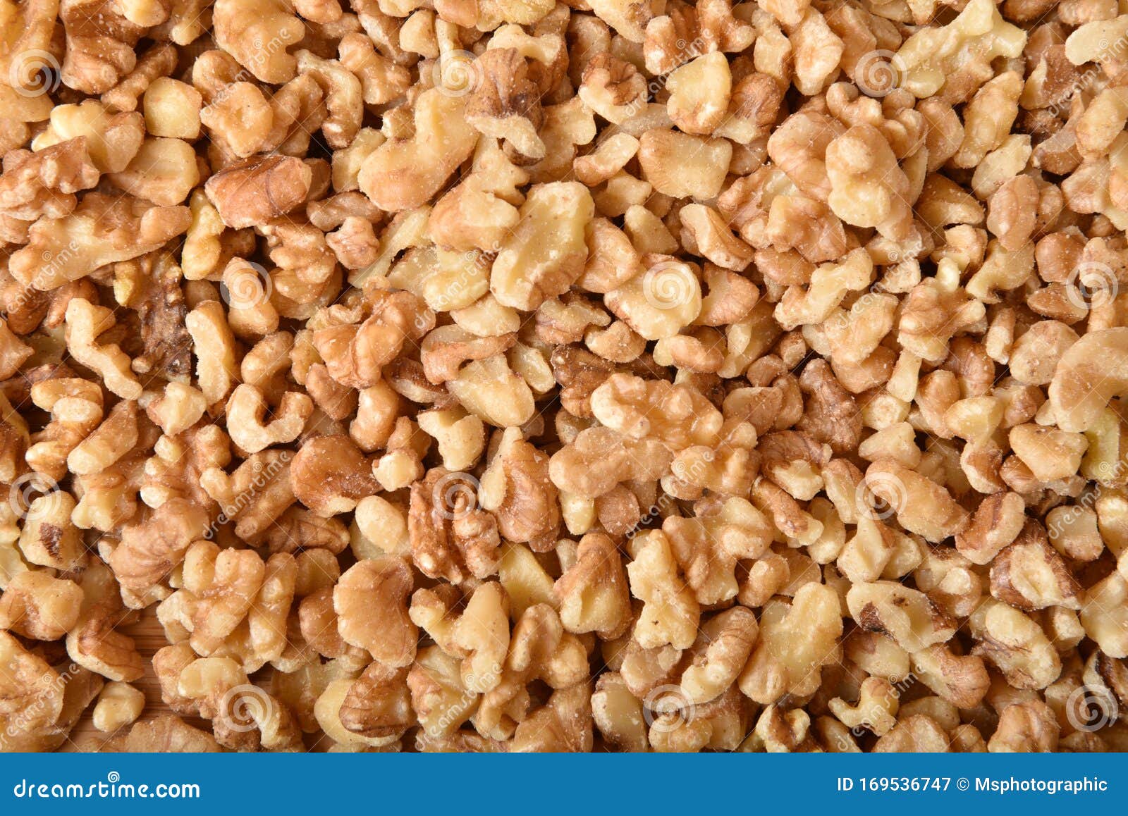 Chopped Walnut Background stock image. Image of fresh - 169536747