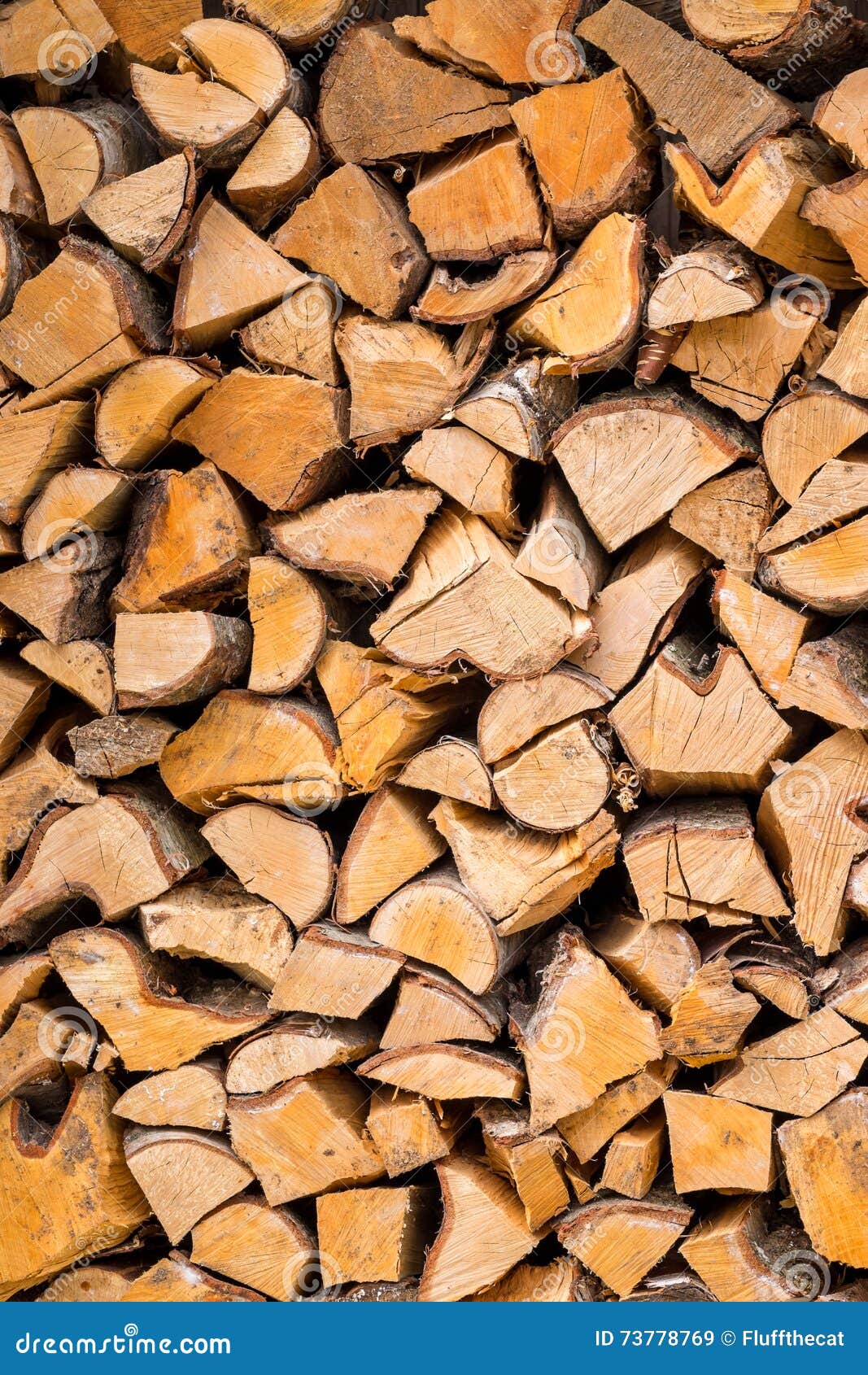 Chopped wood for fire stock image. Image of logpile, seasoned - 73778769